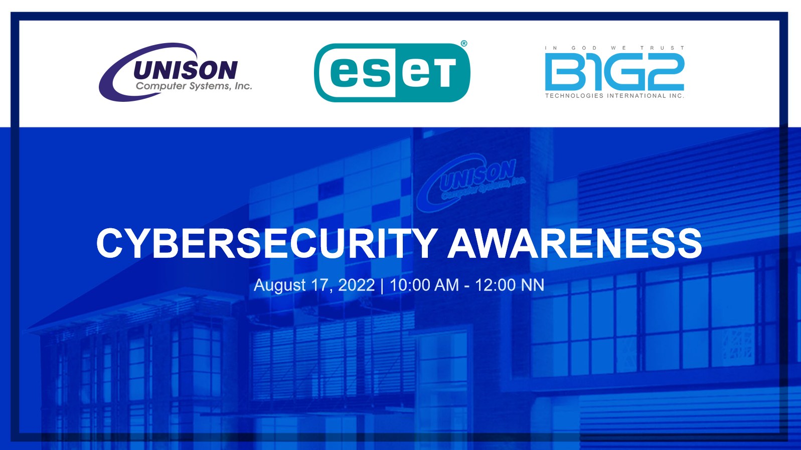 Unison | Unison-ESET Cybersecurity Awareness Webinar